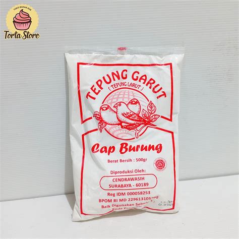 Jual Tepung Pati Garut Tepung Lerut Tepung Larut 500gr Shopee