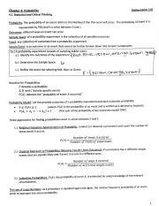 Chapter Probability Pdf Mathematics Chapter Probability Statistical And Critical