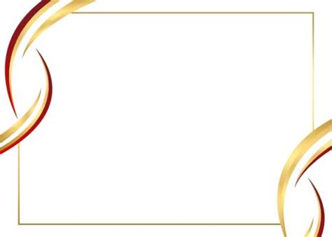 Frame Certificate Border Design Vector Red And Golden Border Red And Golden Certificate