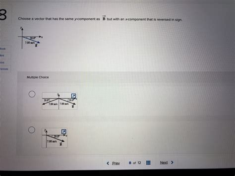 Solved Choose A Vector That Has The Same Y Component As B