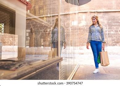 People Reflection Shop Window Photos Images And Pictures Shutterstock