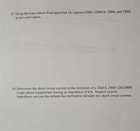 Using The Base Values From Question 16 ﻿express