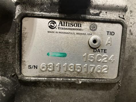 Allison 2100 Evs Transmission For Sale