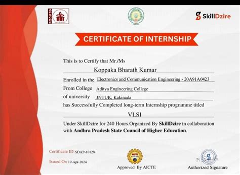 bharath kumar koppaka on linkedin apsche vlsi skilldzire