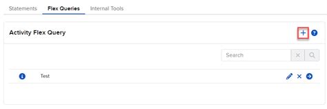 Create An Activity Flex Query Create An Activity Flex Query