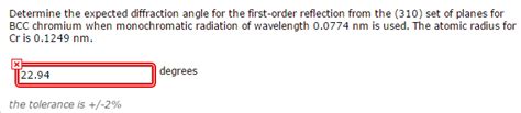 Solved Determine The Expected Diffraction Angle For The Chegg