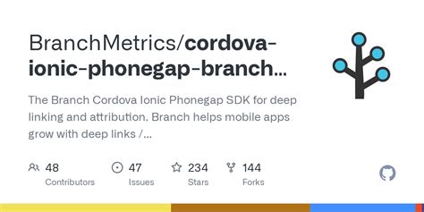 Github Branchmetricscordova Ionic Phonegap Branch Deep Linking Attribution The Branch