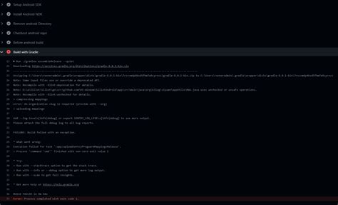 Cause A Error When Running Gradlew Assemblerelease In Github Action · Issue 2654 · Getsentry
