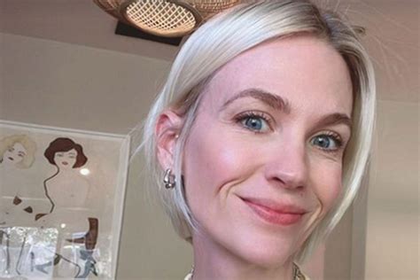 January Jones Gets Fresh Haircut To Celebrate Th Birthday Feel Cute