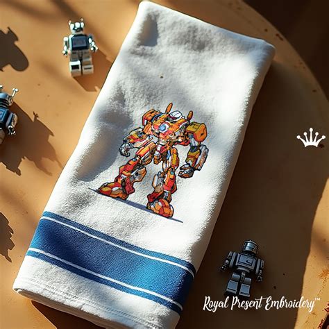 Transformer Small 4 Sizes Royal Present Embroidery