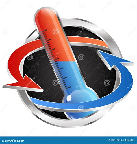 Heating And Cooling System Vector Linear Icons Set