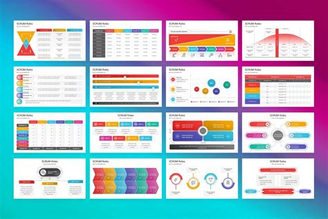 SCRUM Roles PowerPoint Template Presentation Template