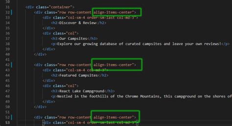 Bootcamp Notes Day 3 Wed Bootstrap Adding Custom Styles And Bootstrap Alignment Classes