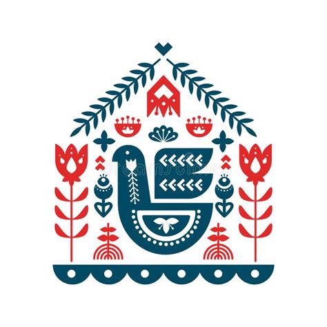 Nordic Folkart Stock Illustrations 994 Nordic Folkart Stock