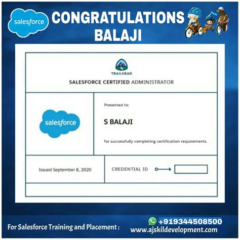 Ashok Raj Rajendran On Linkedin Balaji Salesforce Training Certification Superbadge Placement