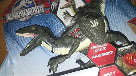 Jurassic World Blue Velociraptor Dinosaur Action Figure Park Bnib