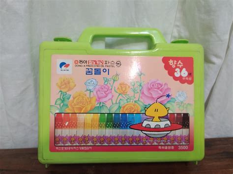 빈티지 꿈돌이 크레파스36색 미사용 헬로마켓