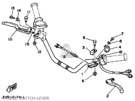 Yamaha Yfm350fww 1989 Big Bear Parts Lists And Schematics