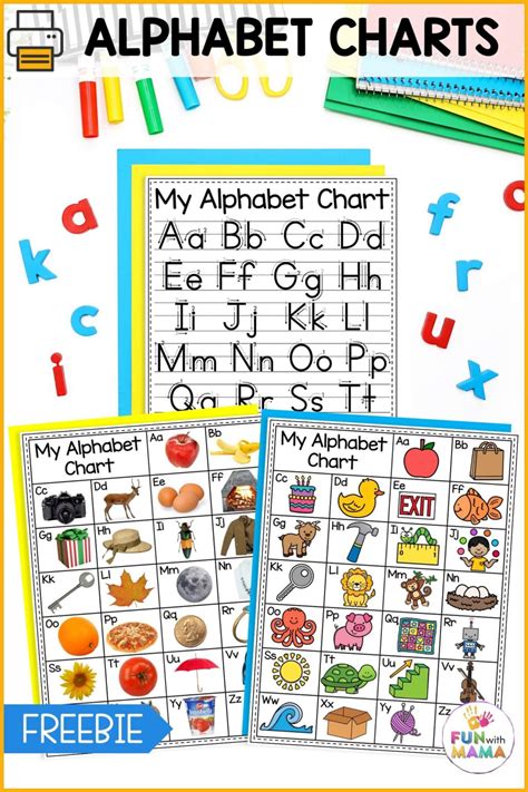 Free Abc Chart Alphabet Printable