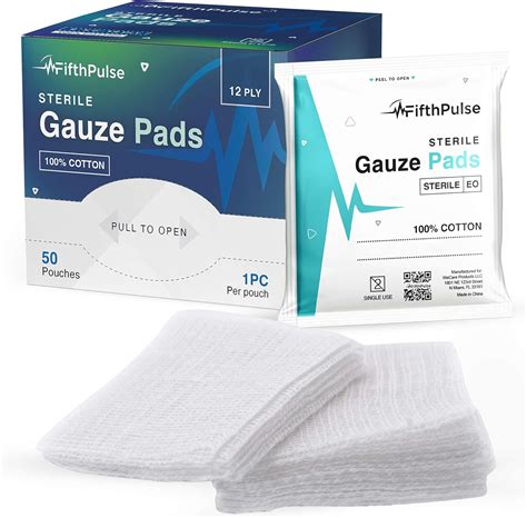 2x2 Gauze Pads Sterile And Individually Wrapped 50