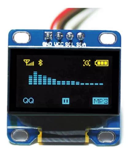 pantalla oled 128x64 i2c arduino mercadolibre