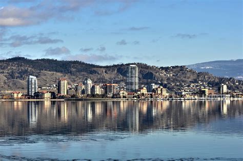 Download Majestic View Of Okanagan Lake In Kelowna British Columbia Wallpaper