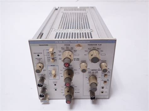 Tektronix Pg508 50 Mhz Pulse Generator Plug In Module As Is