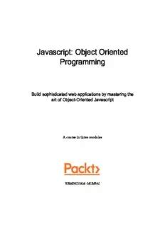 Javascript Object Oriented Programming Pdf