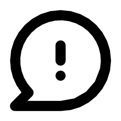 Comment Exclamation Vector SVG Icon SVG Repo