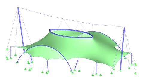 Membrane Structure In Rfem 6 Dlubal Software