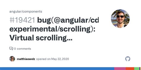 Bugangularcdk Experimentalscrolling Virtual Scrolling Autosize Does Not Render Enough