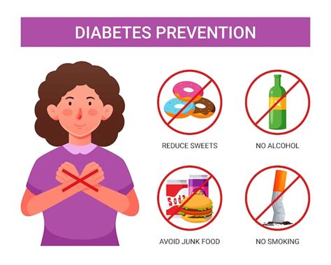 Premium Vector Diabetes Prevention Design Illustration Eps 10