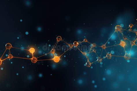 Interconnected Molecular Structure Cell Generate Ai Stock Image Image Of Light Design 307278363