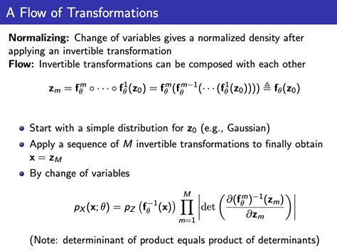 Generative Artificial Intelligence Normalizing Flow Models Doing