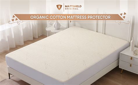 Luxury Waterproof Organic Mattress Protector Queen Size
