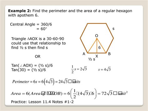 Area Of Regular Polygons Ppt Download