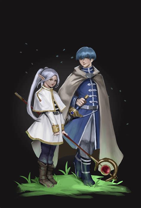 Frieren And Himmel Fan Art By Me D Rfrieren