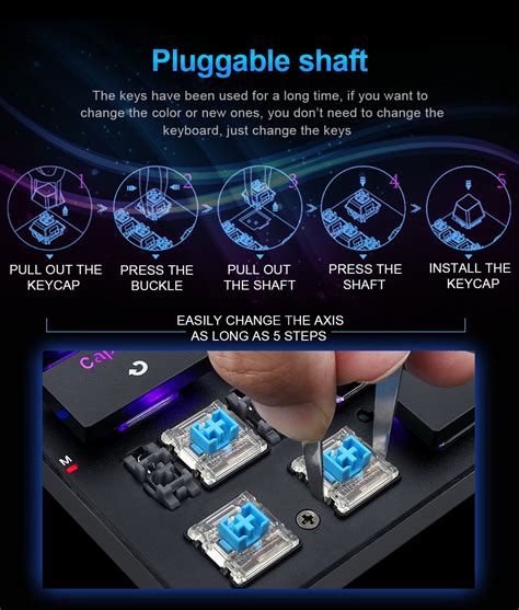 Redragon Elise Pro K624P Wired/Wireless 63 key Low-Profile Mechanical ...