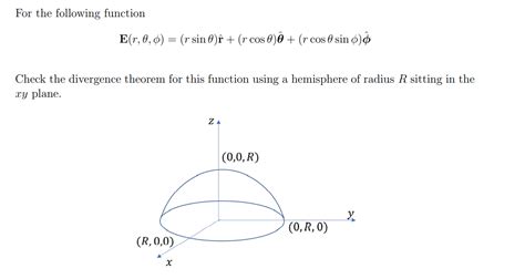 Solved For The Following Function E R 0 0 R Sin I R Chegg Com