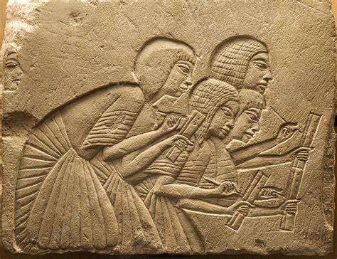 Ancient Egyptian Scribes Stock Image C0077582 Science Photo Library