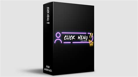 Click Menu Sound Effects II by rawAmbience