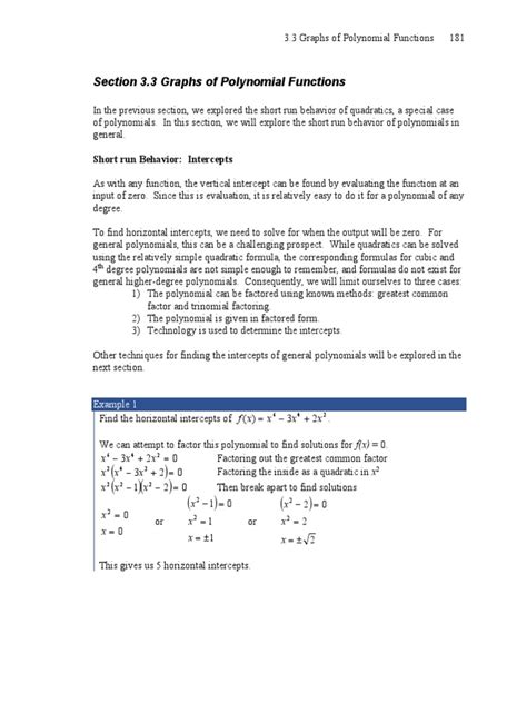 polynomial function pdf