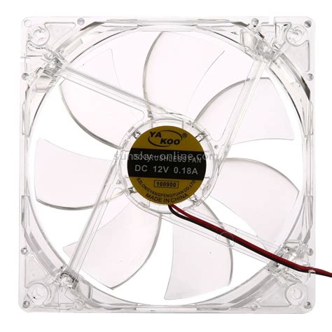 12025 4 핀 Dc 12v 030a 컴퓨터 케이스 쿨러 냉각 팬 Led 색상 조명 크기 120x120x25mm 투명