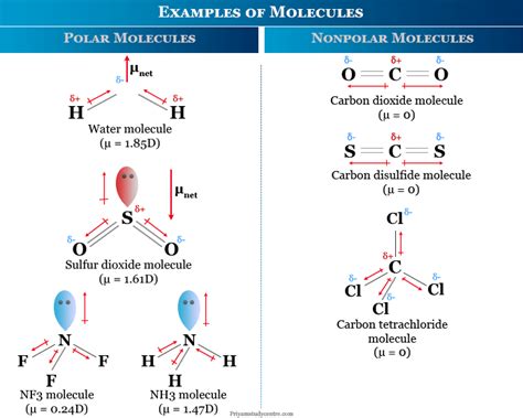 Are Molecules Of The Following Compounds Polar Or Nonpolar