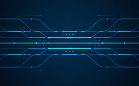 Premium Vector Abstract Arrow Direction Technology Background High Speed Hi Tech