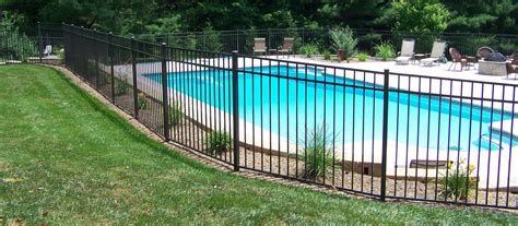 Pool Fences Credible Pool And Spa Fencing Choices For New Inground Pools