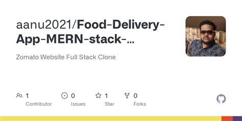 Github Aanu2021food Delivery App Mern Stack Project Zomato Website