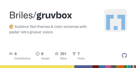 Github Brilesgruvbox 🎨 Sublime Text Themes And Color Schemes With Pastel Retro Groove Colors