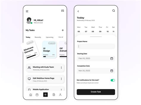 Daily Ui Task Management App By Dami Ojetunji On Dribbble