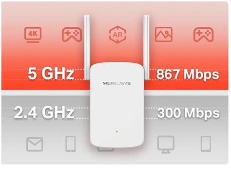 AC1200 WiFi Range Extender Mercusys CPC